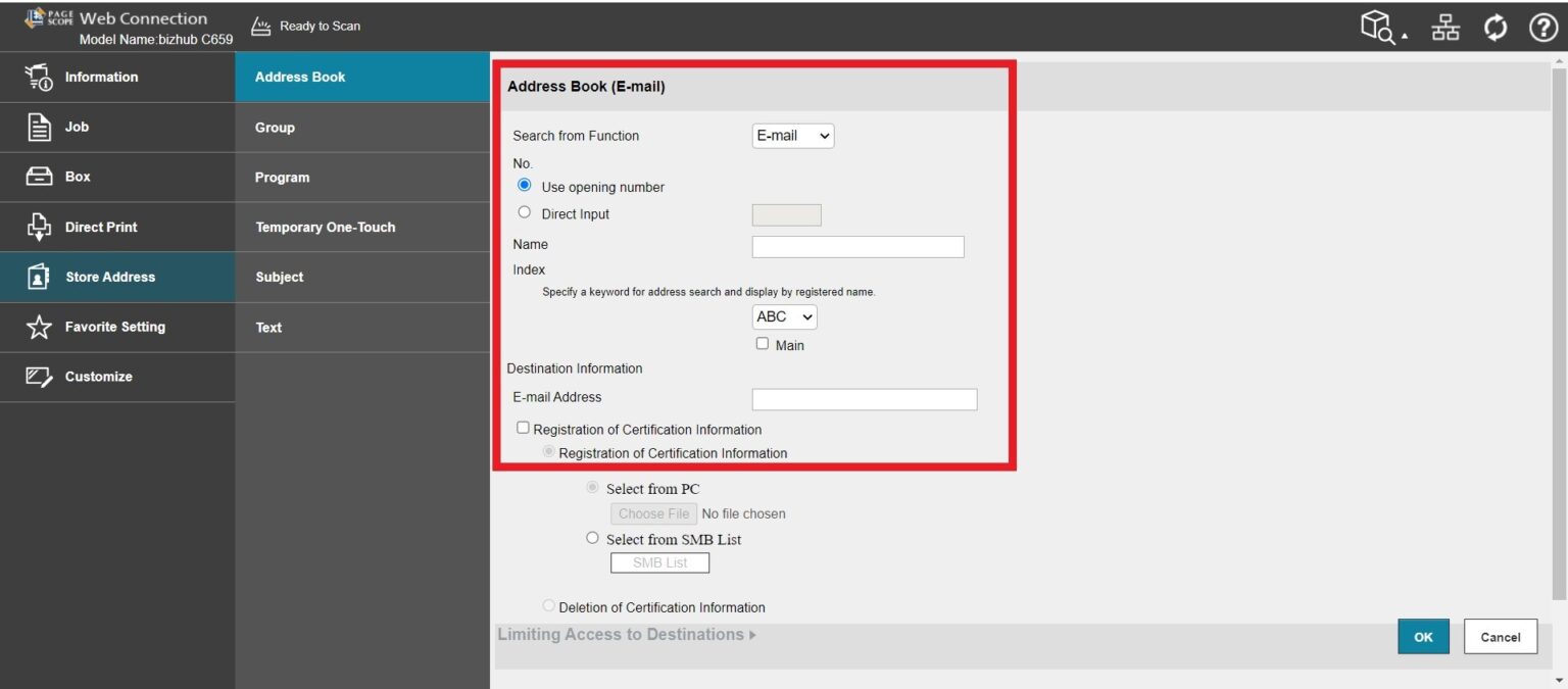 How to Setup Scan to Email - Konica Minolta+ Assist