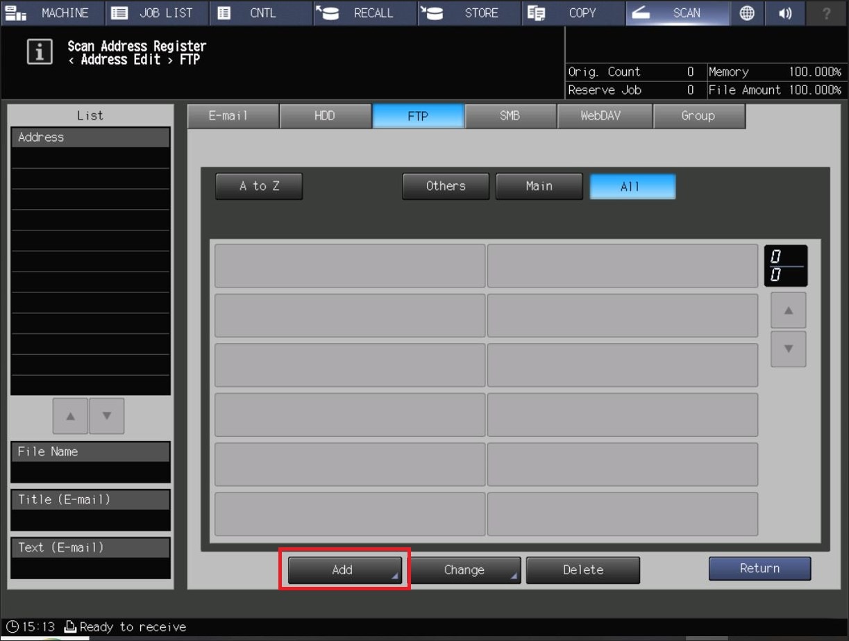 How To Setup Scan To FTP For Printing Production Machine - Konica ...