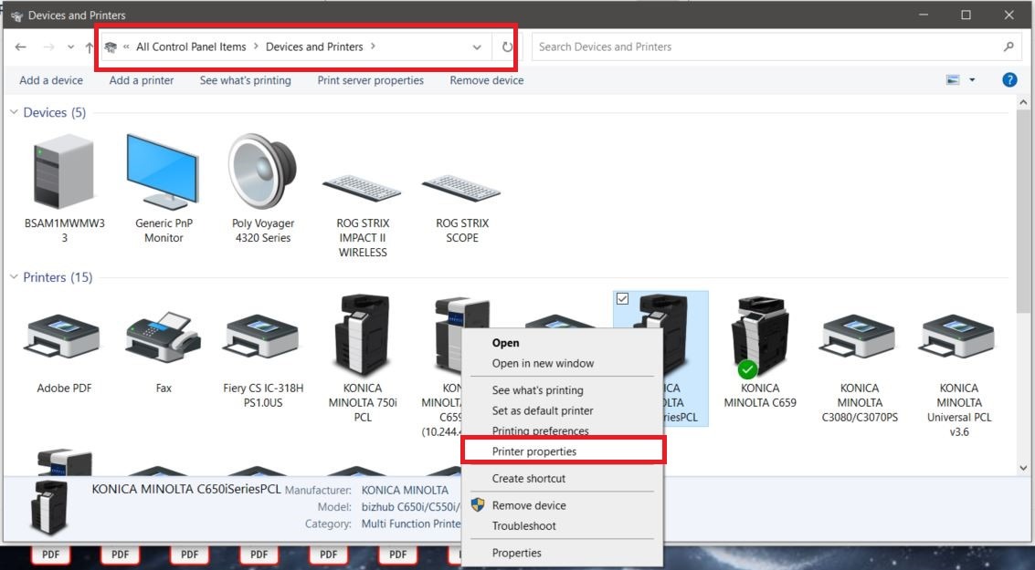 How to Obtain Device Information - Konica Minolta+ Assist