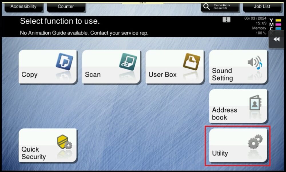 How to Get the Serial Number from the Konica Minolta Machine - Konica ...