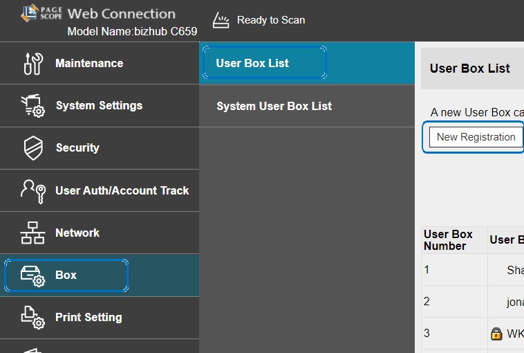 How to Setup Scan to User Box - Konica Minolta+ Assist