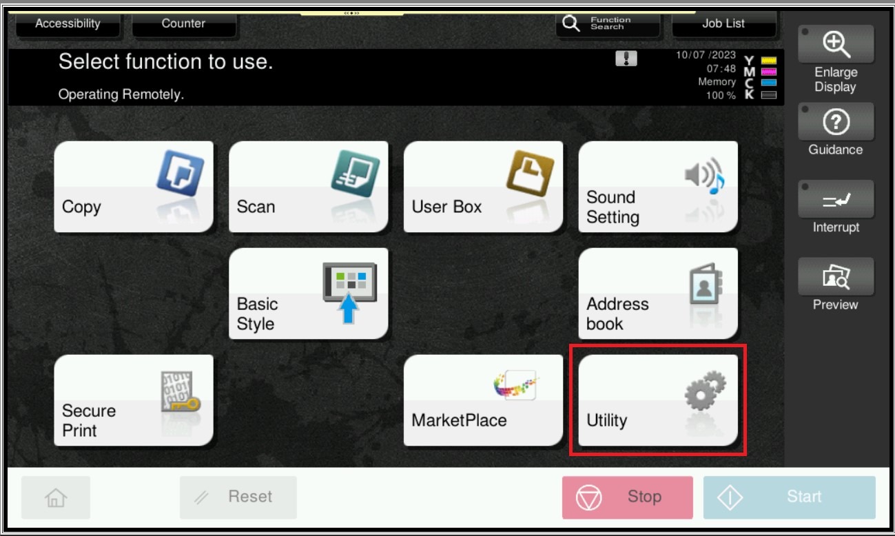 How to Get the IP Address from the Konica Minolta Machine - Konica ...