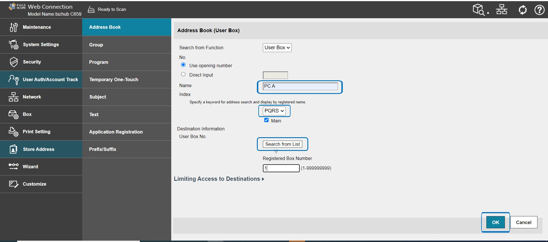 How to Setup Scan to User Box - Konica Minolta+ Assist