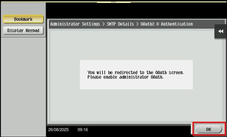 How To Setup Scan To Email Via OAuth 2.0 For Microsoft - Konica ...
