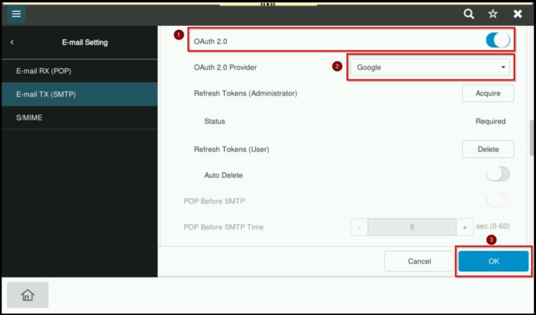 How To Setup Scan To Email Via OAuth 2.0 For Gmail - Konica Minolta+ Assist