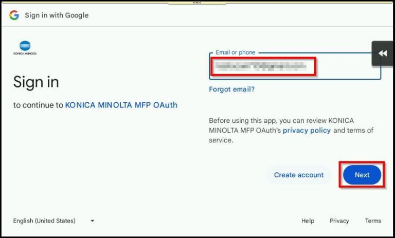 How To Setup Scan To Email Via OAuth 2.0 For Gmail - Konica Minolta+ Assist