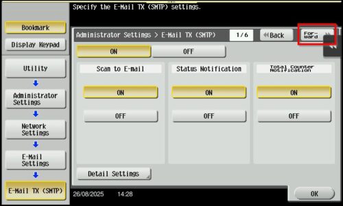 How To Setup Scan To Email Via Oauth 20 For Microsoft Konica Minolta Assist