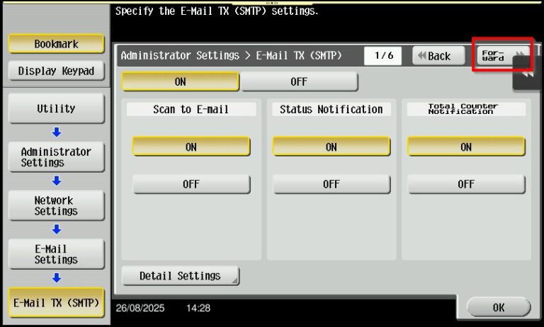 How To Setup Scan To Email Via OAuth 2.0 For Microsoft - Konica ...