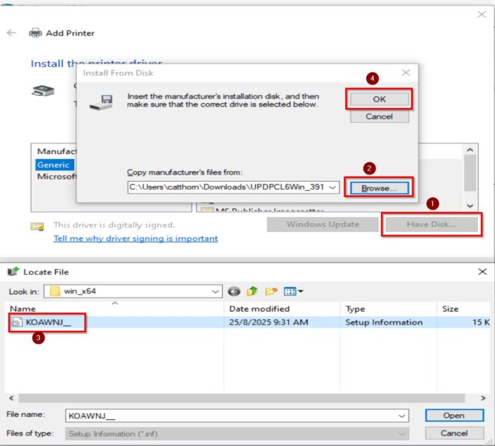 How To Install Printer Driver Via USB Cable On Windows PC - Konica ...