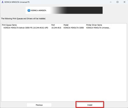 How To Install Universal Printer Driver PS On Windows OS - Konica ...