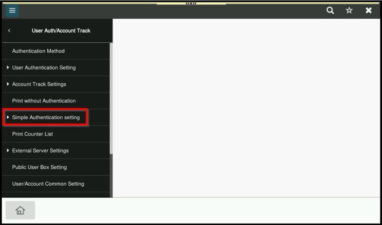 Issue: User Authentication Option Greyed Out in the Printer Driver Due ...