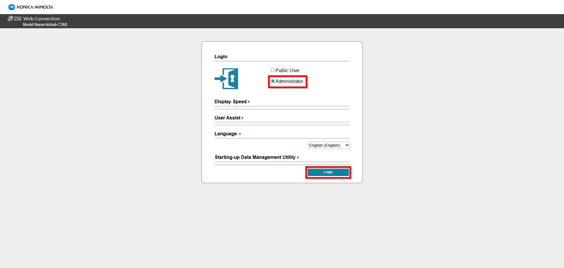 Issue: User Authentication Option Greyed Out in the Printer Driver Due ...