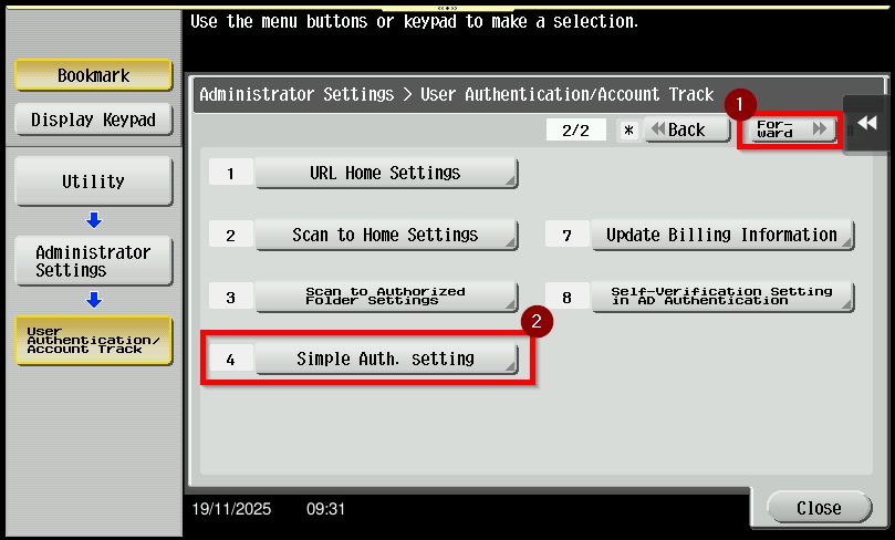 Issue: User Authentication Option Greyed Out in the Printer Driver Due ...